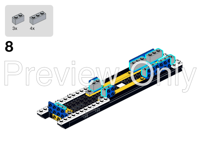 LEGO MOC Brightline Locomotive by jamisonwieser | Rebrickable - Build ...