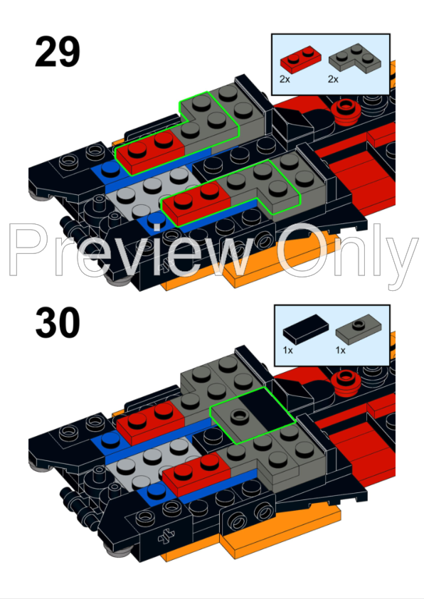 LEGO MOC Lamborghini Huracan Twin Turbo - Yellow/Light and Dark Bluish Gray by thegbrix ...