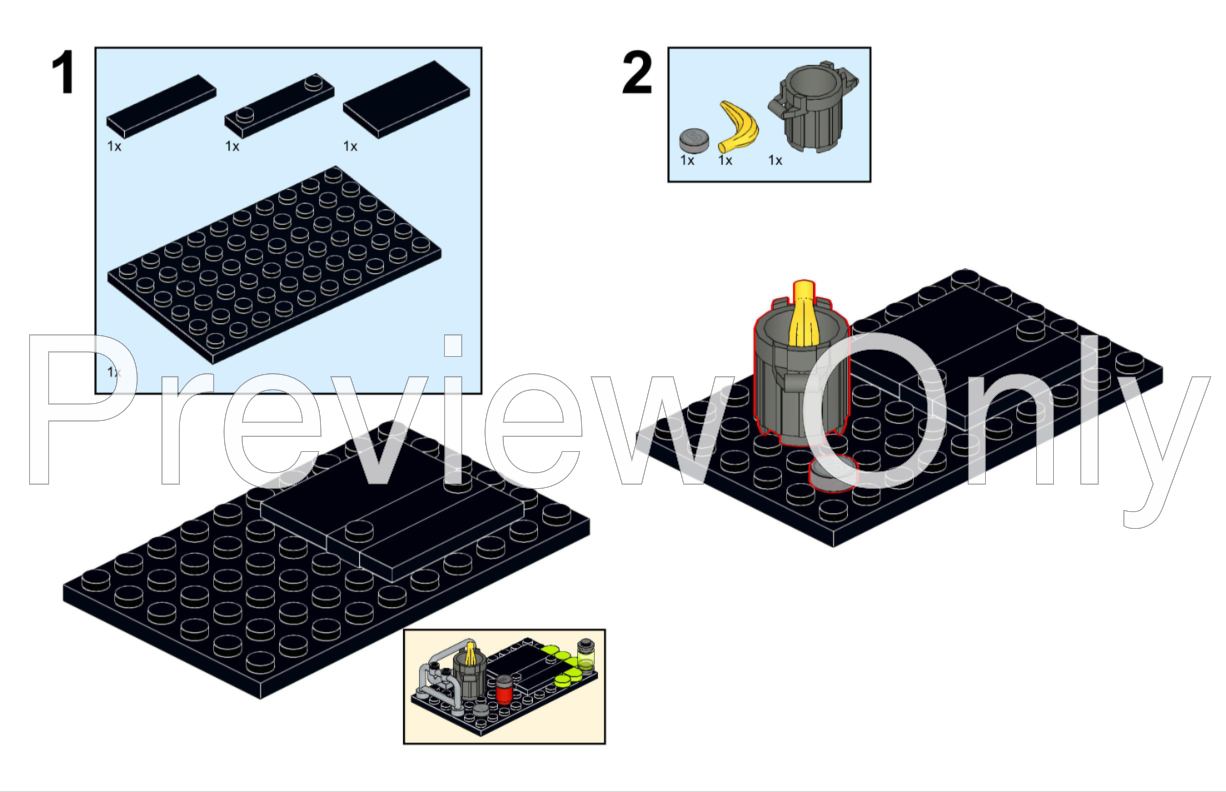 LEGO MOC TMNT - Foot Soldier - Brickheadz by EdgarGuacs | Rebrickable ...