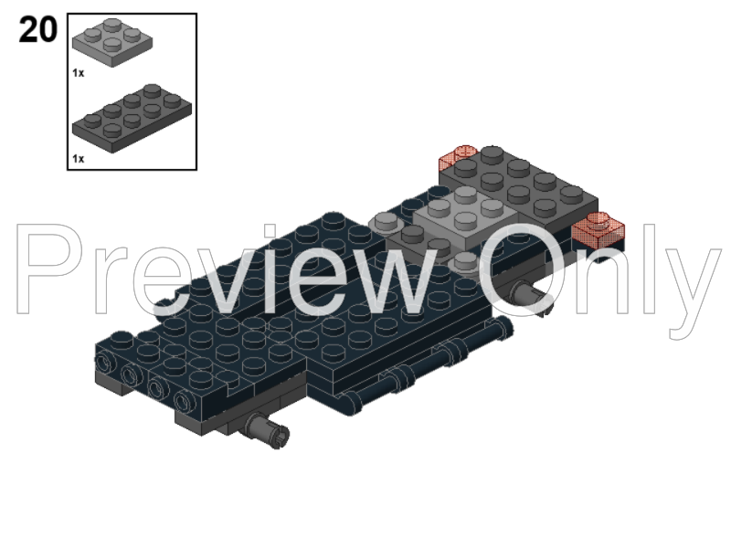 LEGO MOC FF7 Letty's 2011 Dodge Challenger SRT by Igor X | Rebrickable ...