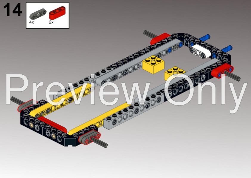 LEGO MOC MERCEDES C126 - 10300 B-MODEL by MarcinMajkowski | Rebrickable ...