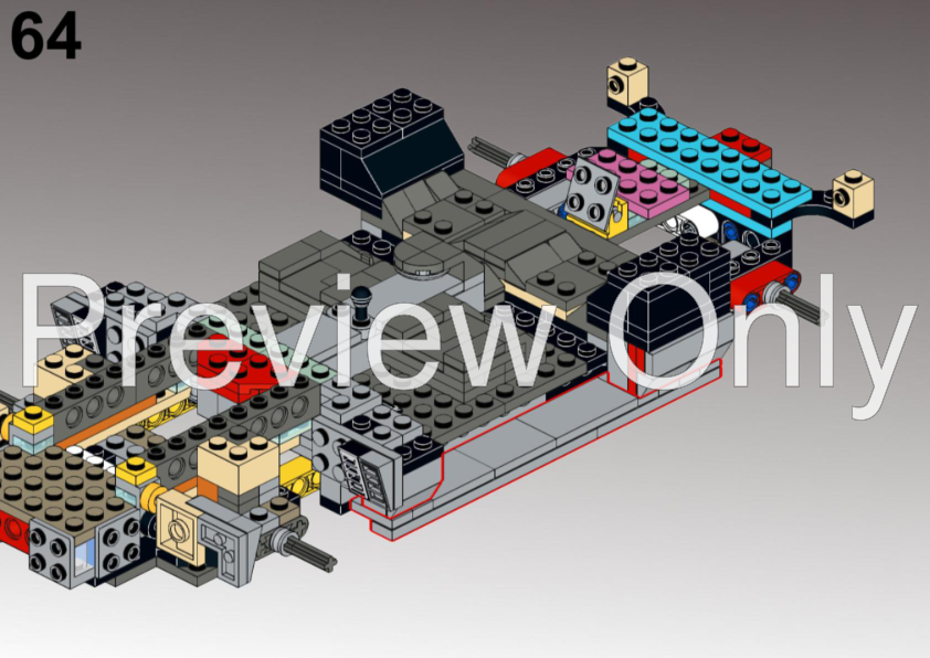 LEGO MOC MERCEDES C126 - 10300 B-MODEL by MarcinMajkowski | Rebrickable ...