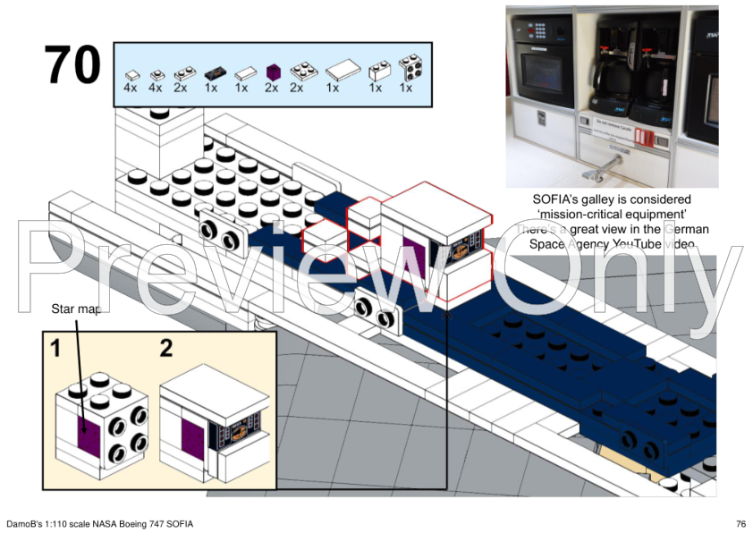 LEGO MOC NASA Boeing 747 SOFIA by DamoB by DamoB | Rebrickable - Build ...
