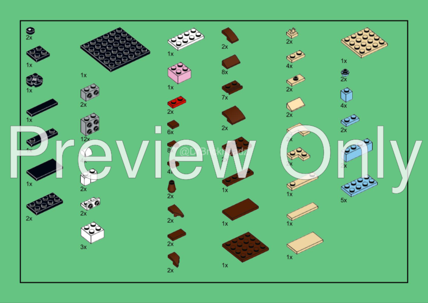 LEGO MOC Dorothy Gale (The Wizard of Oz) Brickheadz by DrBrickheadz ...