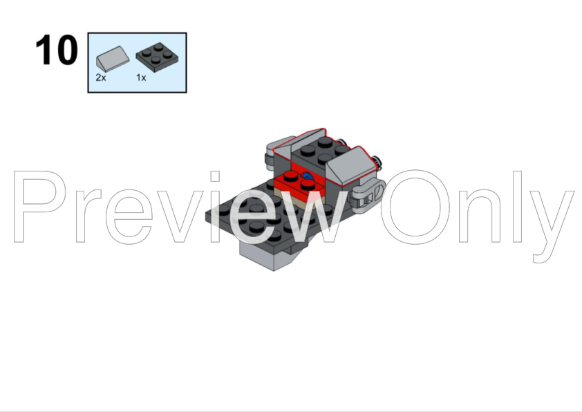 Lego Moc Tiead Advanced X1 Vaders Fighter Alternate Build 75347