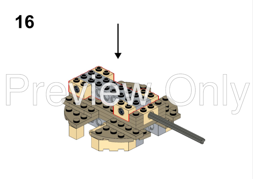 LEGO MOC AV-7.2 Antivehicle Cannon Desert edition by Rob_Brickinger ...