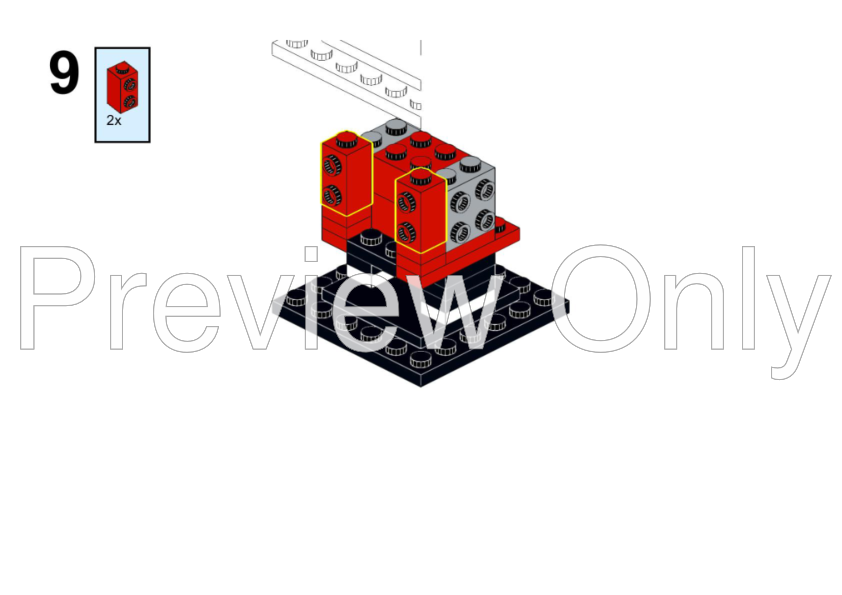 LEGO MOC-146671 Weeknd Blinding Lights Brickheadz by Desibricks ...