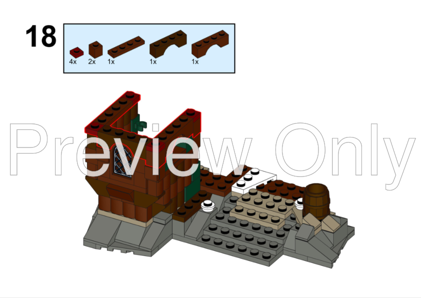 LEGO MOC Entrance of Lake Town / Esgaroth by cm.bricks | Rebrickable ...