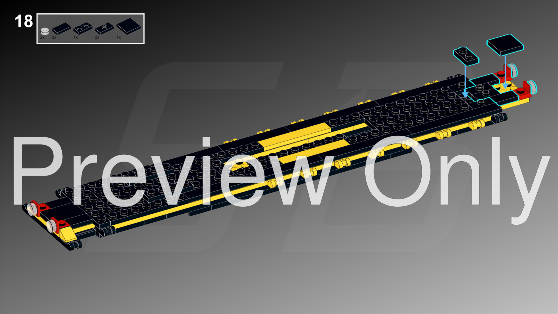 LEGO MOC CN GE ET44AC by NeoSephiroth | Rebrickable - Build with LEGO