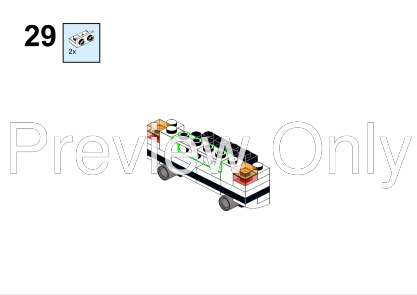 LEGO MOC Mercedes S124 Tuned by 2g_bricks | Rebrickable - Build with LEGO