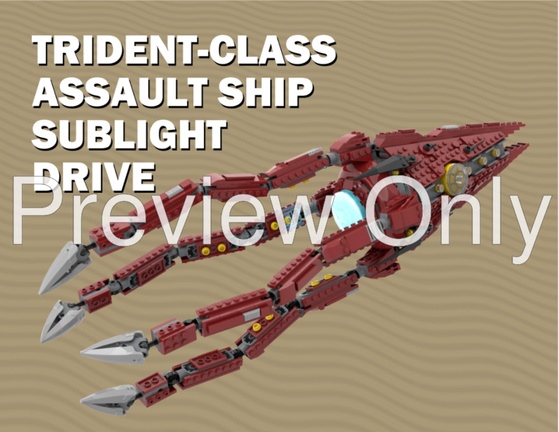 LEGO MOC Trident-Class Assault Ship by KennoMonkey | Rebrickable ...