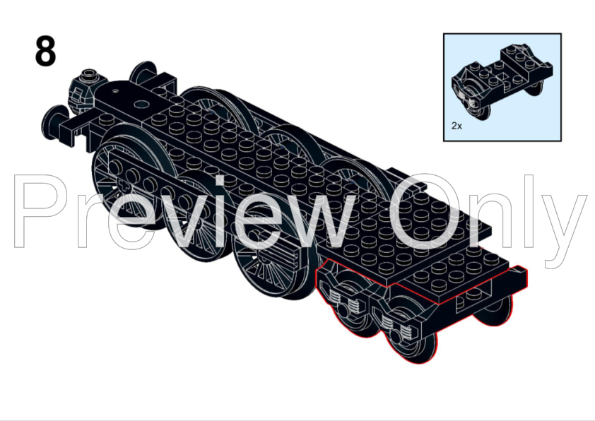 LEGO MOC Train by Brickman23 | Rebrickable - Build with LEGO