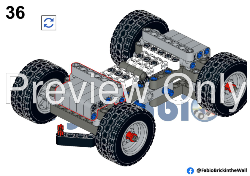 Lego Moc 42128 Cherry Picker By Fabiobrickinthewall Rebrickable