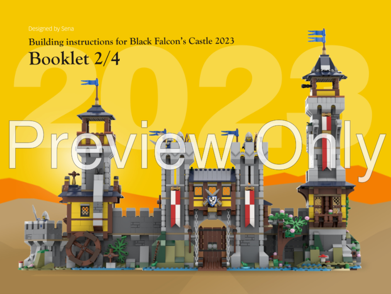 LEGO MOC Introducing the "Black Falcon's Castle - 2023" MOC by SENA ...