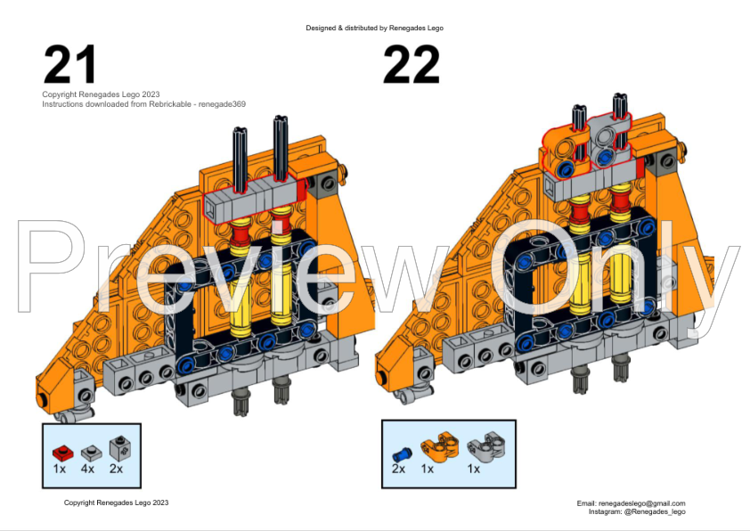 Lego Moc Rebels Prototype B Wing By Renegade369 Rebrickable Build