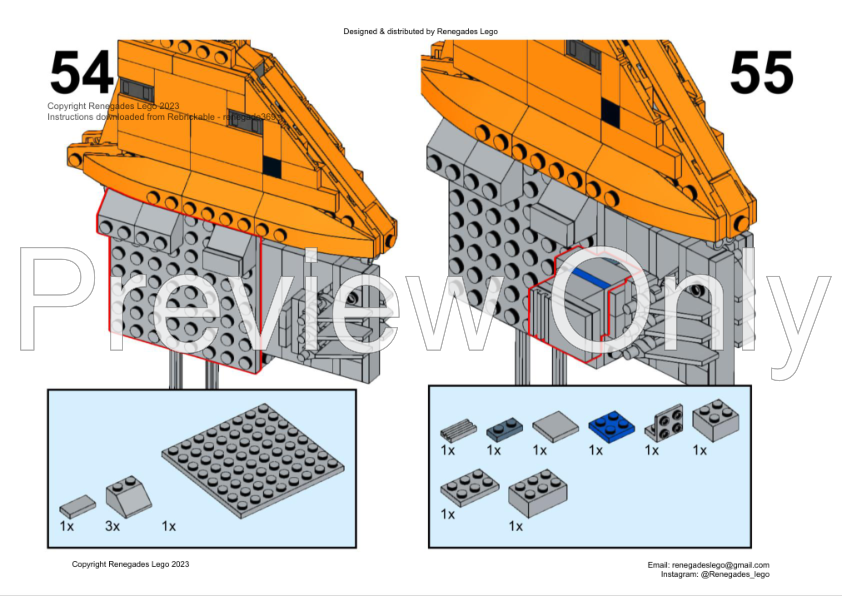 LEGO MOC Rebels Prototype B-Wing by renegade369 | Rebrickable - Build ...