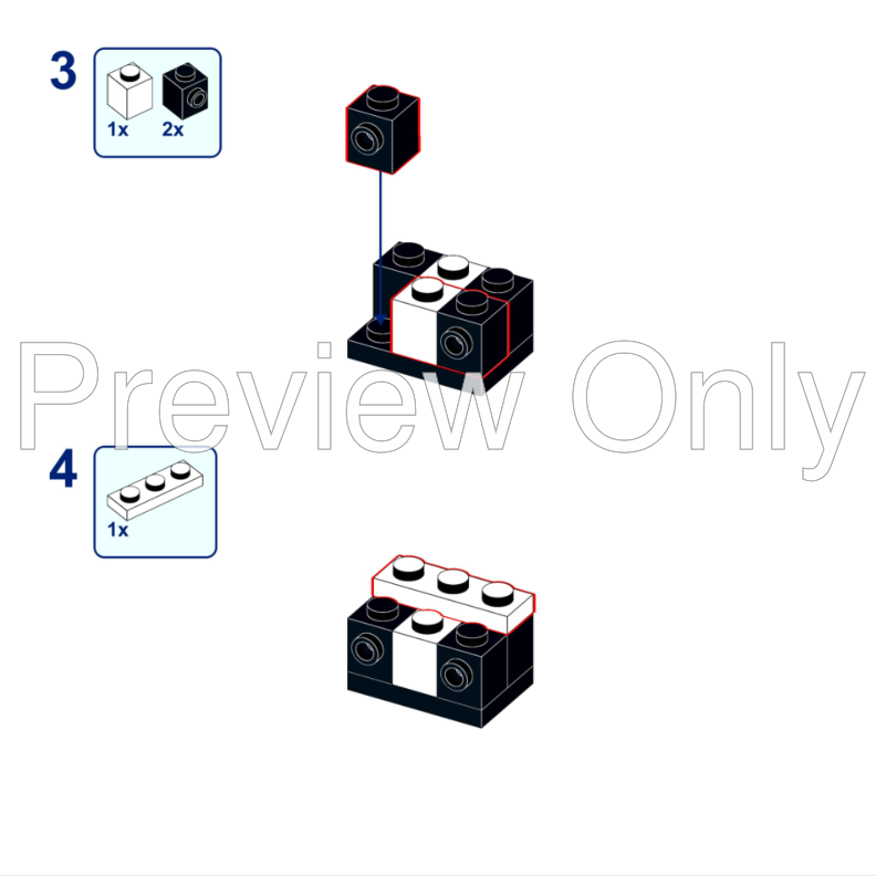 LEGO MOC Boston Terrier (DG003) by DrOctoroc | Rebrickable - Build with ...