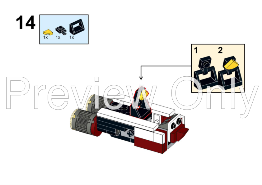Lego Moc 75333 Alternate Eta 2 Actis Prototype By Tgbdz Rebrickable