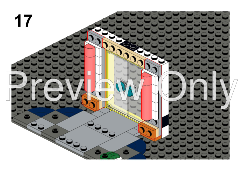 Lego Moc Drive Through Diner Modular Alternate Build Of 2x41728 By Re