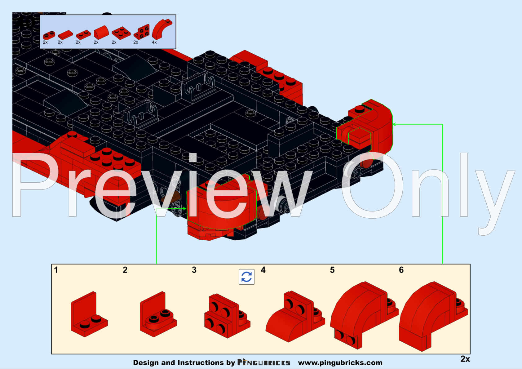 Lego Moc Porsche Carrera Gt V2 By Pingubricks Rebrickable Build