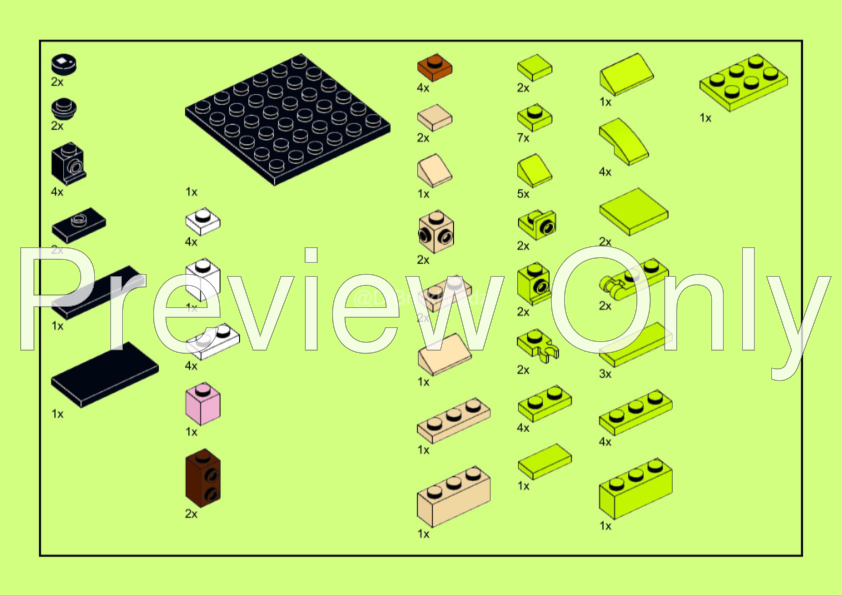 LEGO MOC Frog Naveen + Frog Tiana (Princess and the Frog) Brickheadz by ...