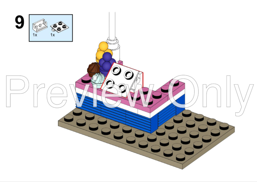 LEGO MOC Candy Stand by gabizon | Rebrickable - Build with LEGO
