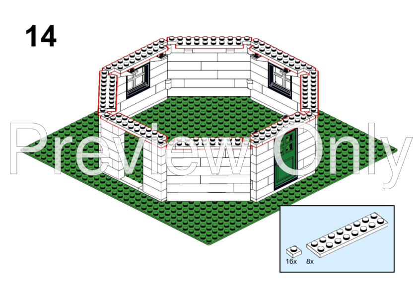 LEGO MOC The Dutch Windmill by Jpeereboom | Rebrickable - Build with LEGO