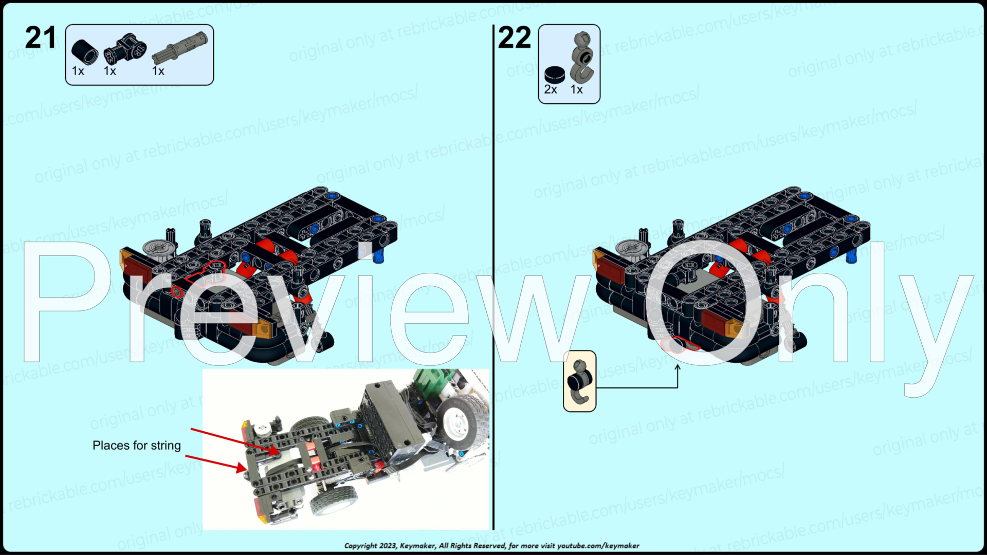 Lego Moc Off Road Truck Gaz 66 4x4 Rc By Keymaker Rebrickable Build