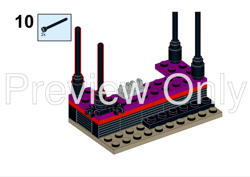 LEGO MOC Music Stand by gabizon | Rebrickable - Build with LEGO