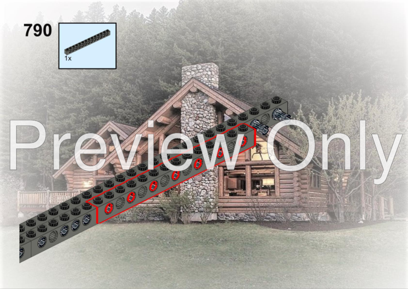 LEGO MOC Cabin The Forest Loghouse by The_Forester | Rebrickable ...