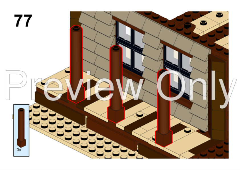 LEGO MOC Western Saloon by LegoBricking | Rebrickable - Build with LEGO