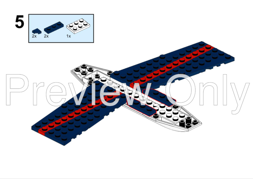 LEGO MOC Tiger Moth Biplane by Tasblocker | Rebrickable - Build with LEGO