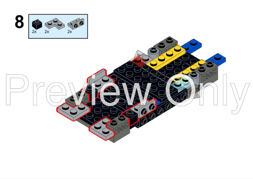 Lego Moc 76917 Pagani Zonda R By Kmpmocs Rebrickable Build With Lego