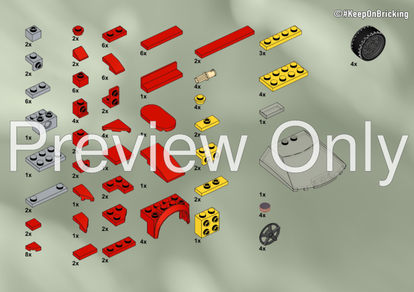 LEGO MOC 76914 Desert Coupe by Keep On Bricking | Rebrickable - Build ...