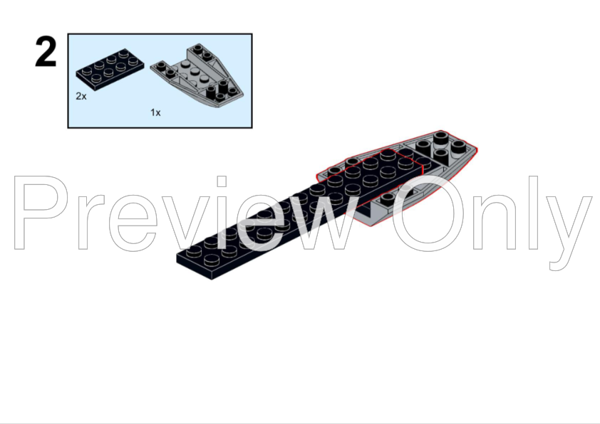 LEGO MOC Lockheed P-38 Lightning by Paulmanaitor | Rebrickable - Build ...