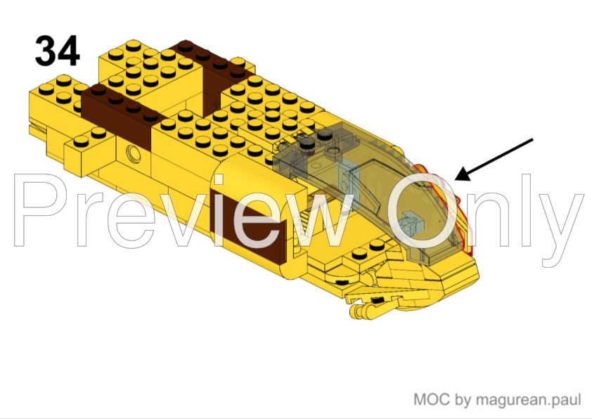 LEGO MOC Protoss Scout by magurean.paul | Rebrickable - Build with LEGO