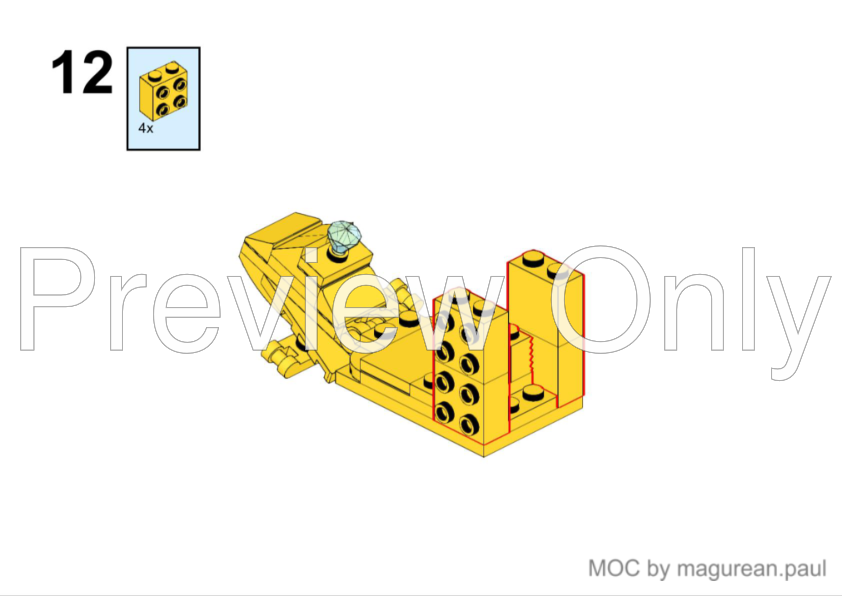 LEGO MOC Protoss Scout by magurean.paul | Rebrickable - Build with LEGO