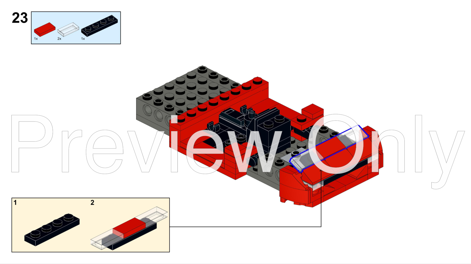 Lego Moc Inspired By Nissan 300zx Z32 By Arjj Rebrickable Build