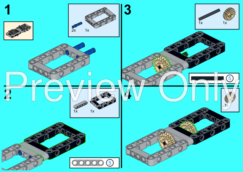 LEGO MOC Semitrailer Truck Mercedes-Benz Arocs - 6 x 4 by hoschy0815 ...