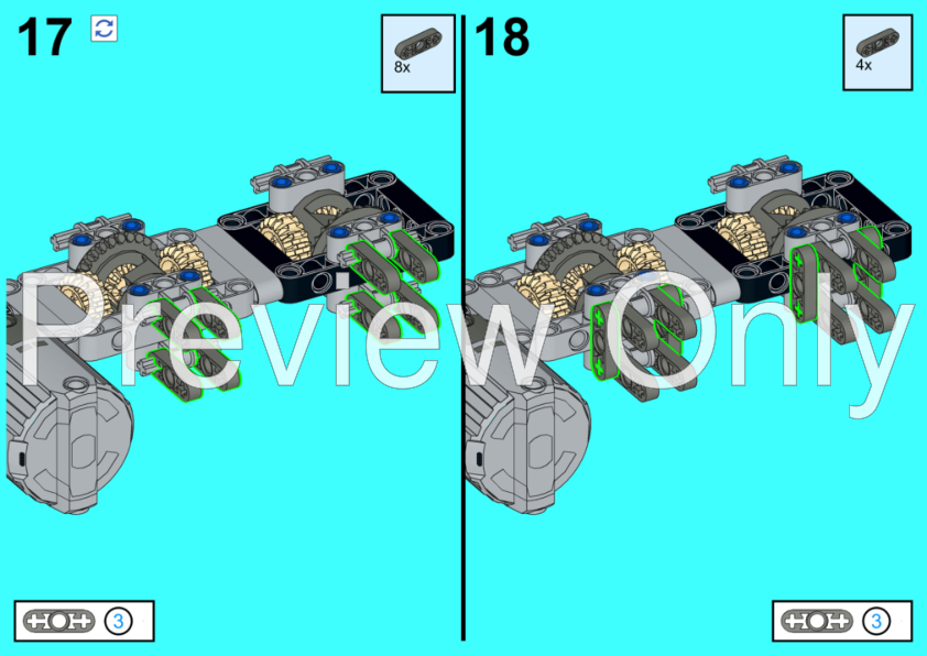 LEGO MOC Semitrailer Truck Mercedes-Benz Arocs - 6 x 4 by hoschy0815 ...