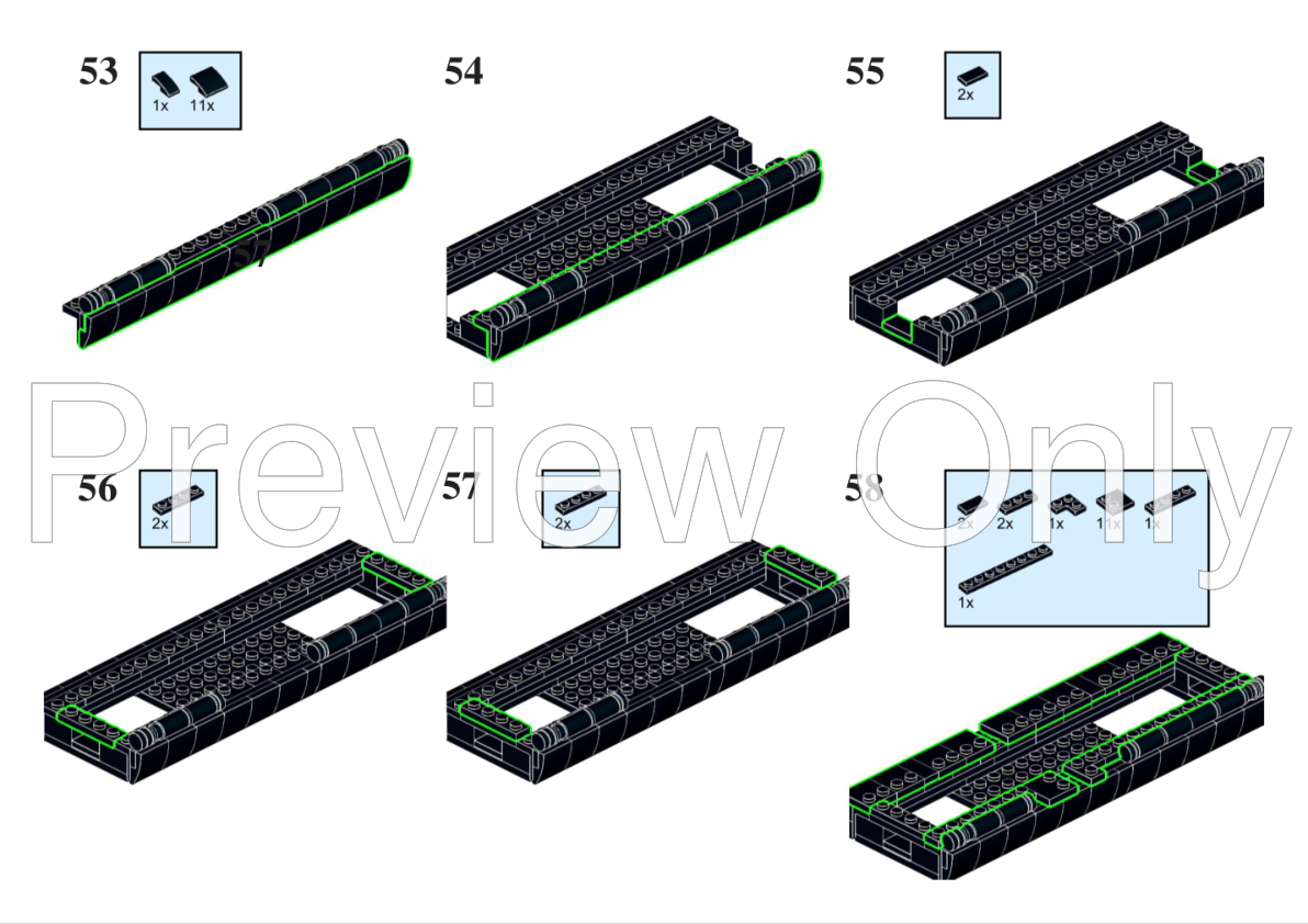 LEGO MOC EMD SD70Ace CONRAIL by Barduck | Rebrickable - Build with LEGO