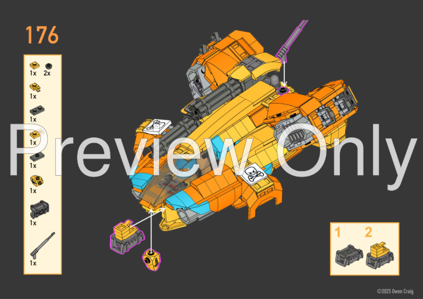 LEGO MOC Marauder MAD-5R+ Battletech Mechwarrior Mech by canuck33 ...