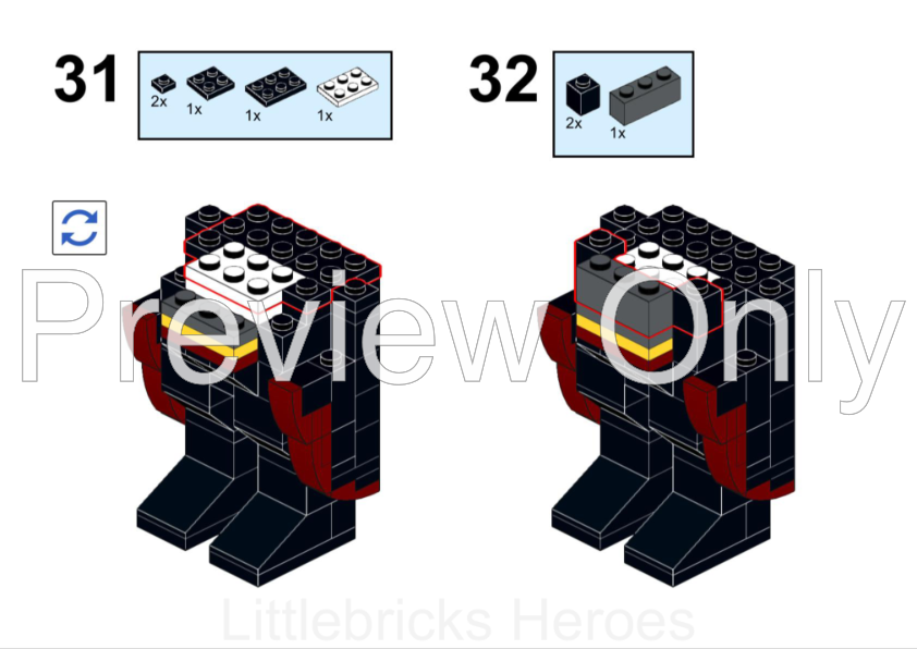 LEGO MOC Ron-Weasley Lego Figure by LittlebricksHeroes | Rebrickable ...