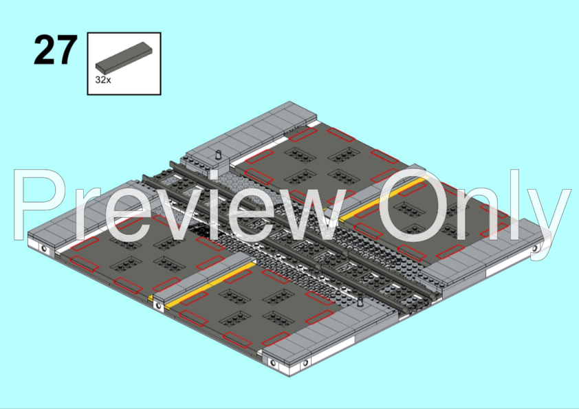 LEGO MOC MILS Railroad Crossing (Updated) by Brick Studs | Rebrickable ...