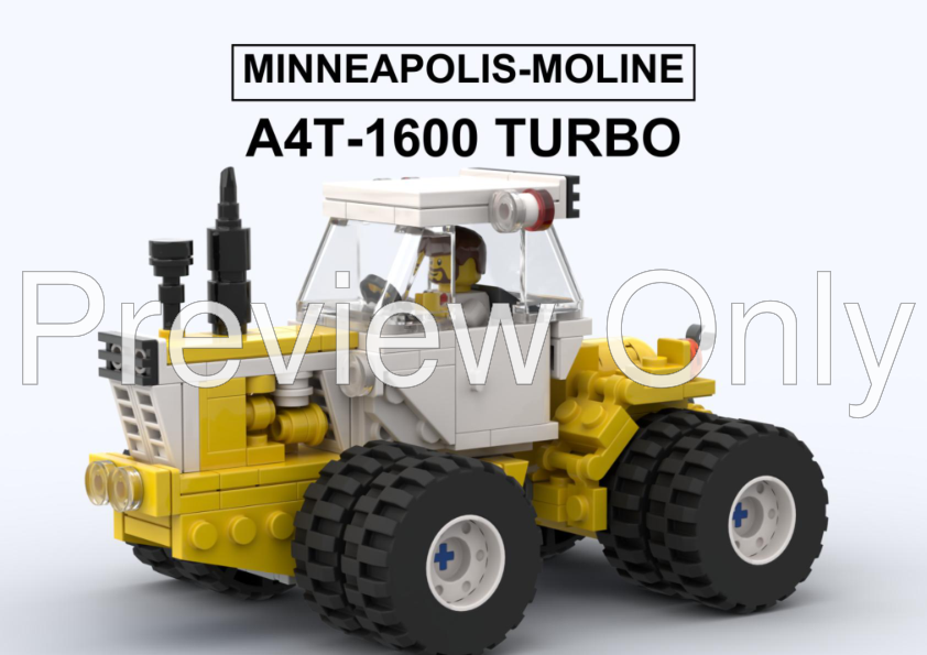 LEGO MOC Minneapolis-Moline A4T-1600 by BrickScheme | Rebrickable ...