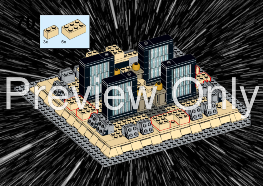 Lego Moc Coruscant Jеdi Temple By Jsull33 Rebrickable Build With Lego