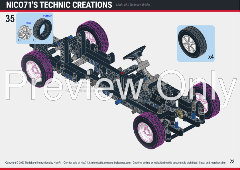 Lego Moc Citroën Traction Rounded Trunk By Nico71 Rebrickable