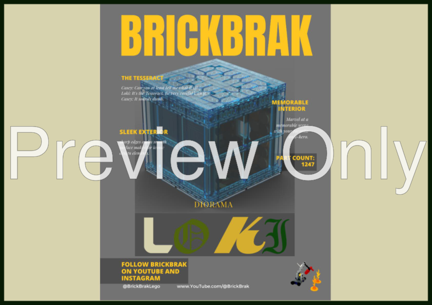 LEGO MOC Diorama: Loki by BrickBrak | Rebrickable - Build with LEGO