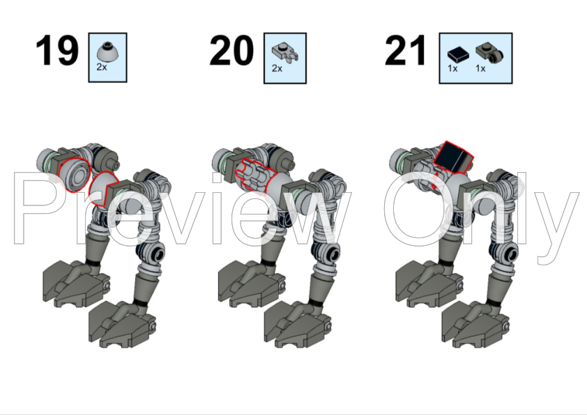 LEGO MOC Republic AT-RT Walkers by 2x4Productions | Rebrickable - Build ...