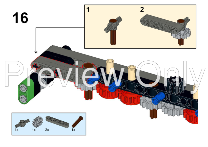 LEGO MOC 42129 Slope Tractor with PTO Attachments by Larsagri ...